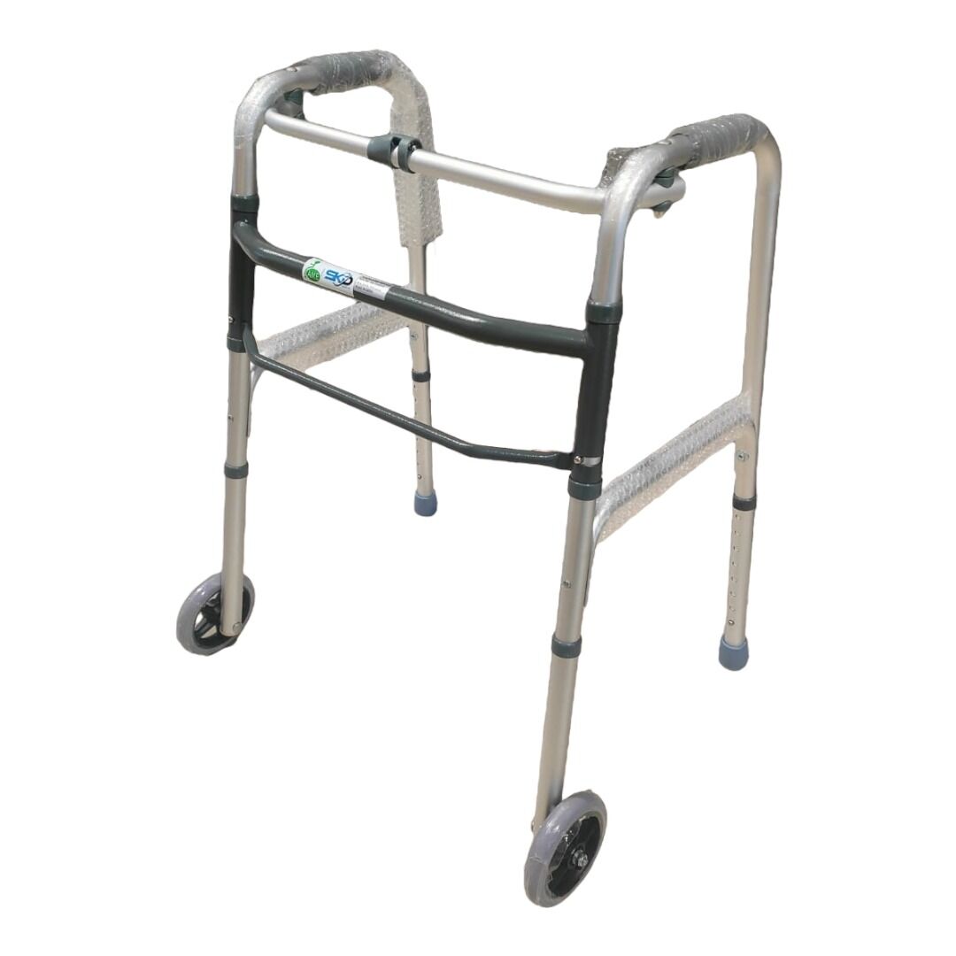 Walker with 2 wheels - Al Amana Medical Equipment